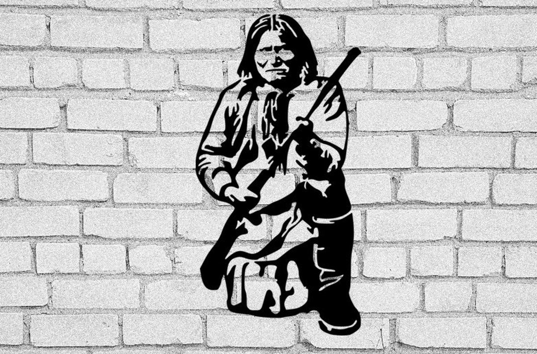Geronimo SVG | Geronimo Clip Art | Apache | Geronimo Download | Native ...