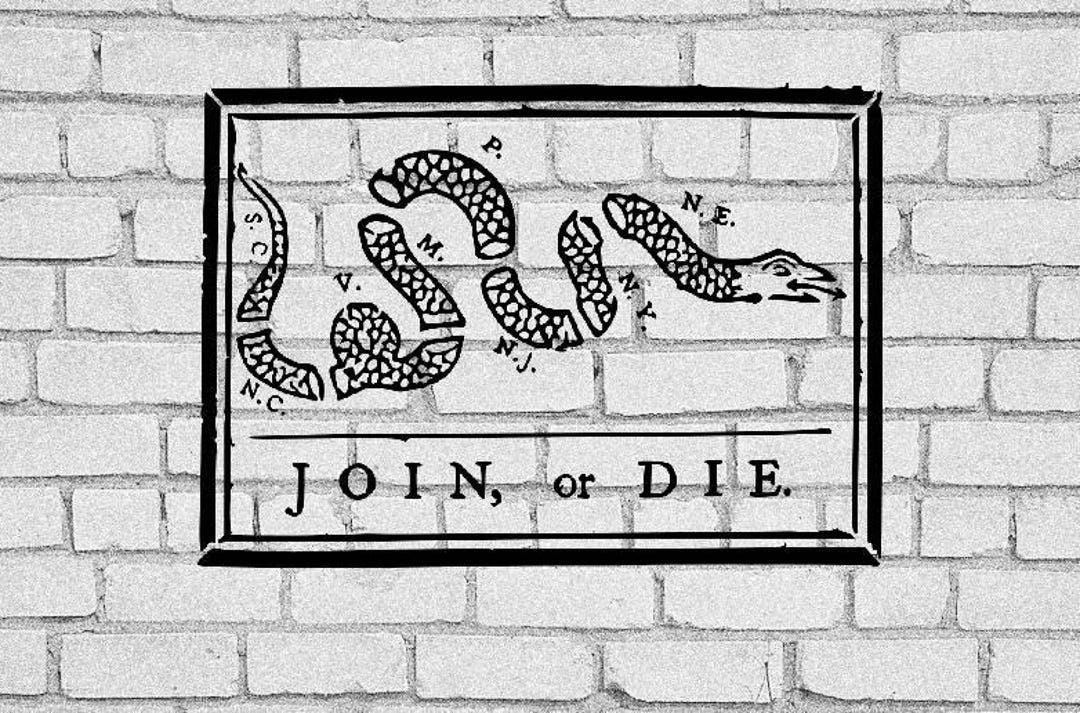 Join or Die SVG | Join or Die Clip Art | Join or Die | Join or Die ...
