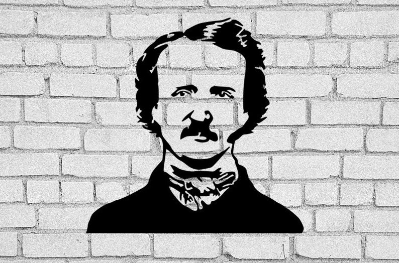 Edgar Allan Poe SVG Edgar Allan Poe Clip Art Edgar Allan Poe Edgar ...