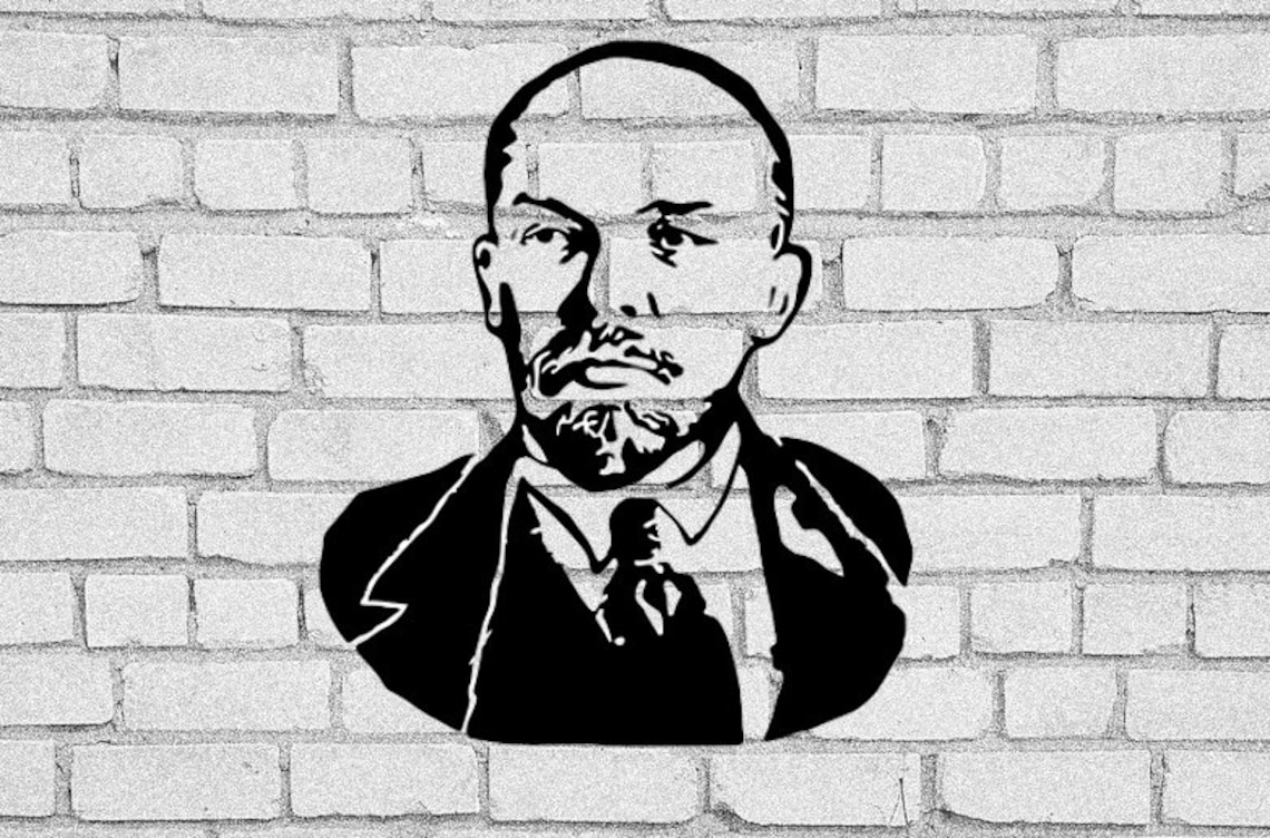 Vladimir Lenin SVG Lenin Clip Art Communist Lenin - Etsy