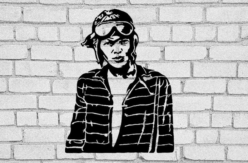 Amelia Earhart SVG Amelia Earhart Clip Art Amelia Earhart Amelia ...