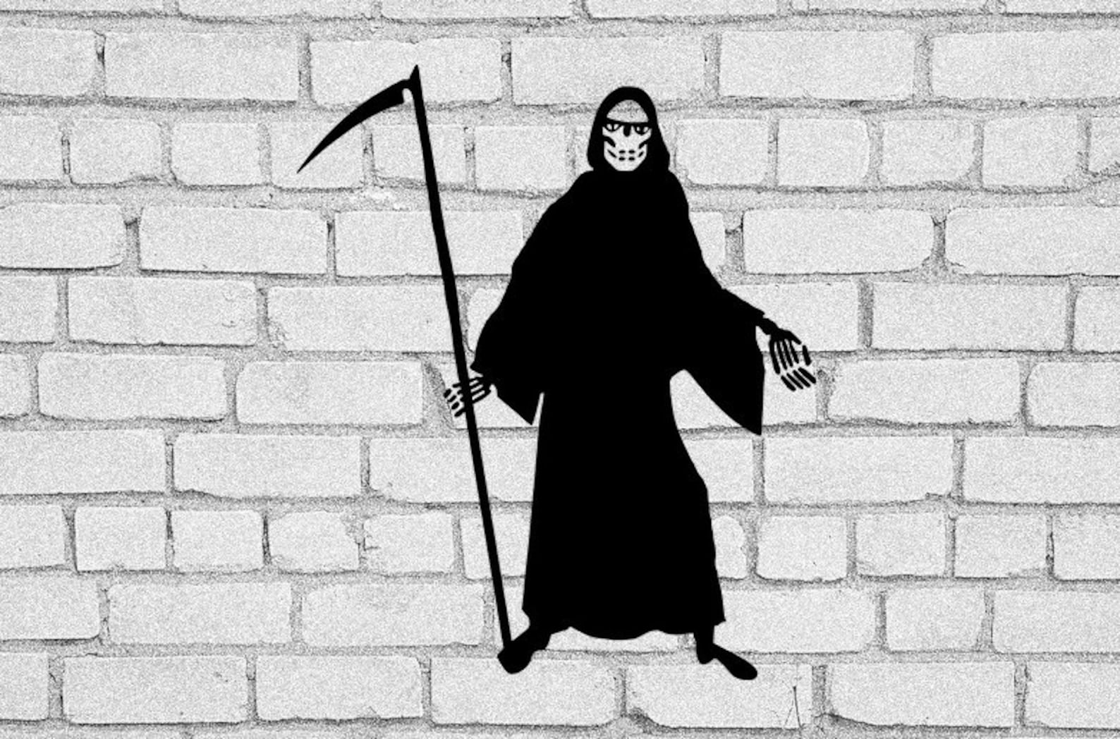 Grim Reaper SVG Grim Reaper Clip Art Grim Reaper Grim - Etsy