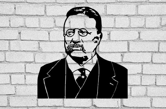 Theodore Roosevelt SVG Theodore Roosevelt Clip Art | Etsy