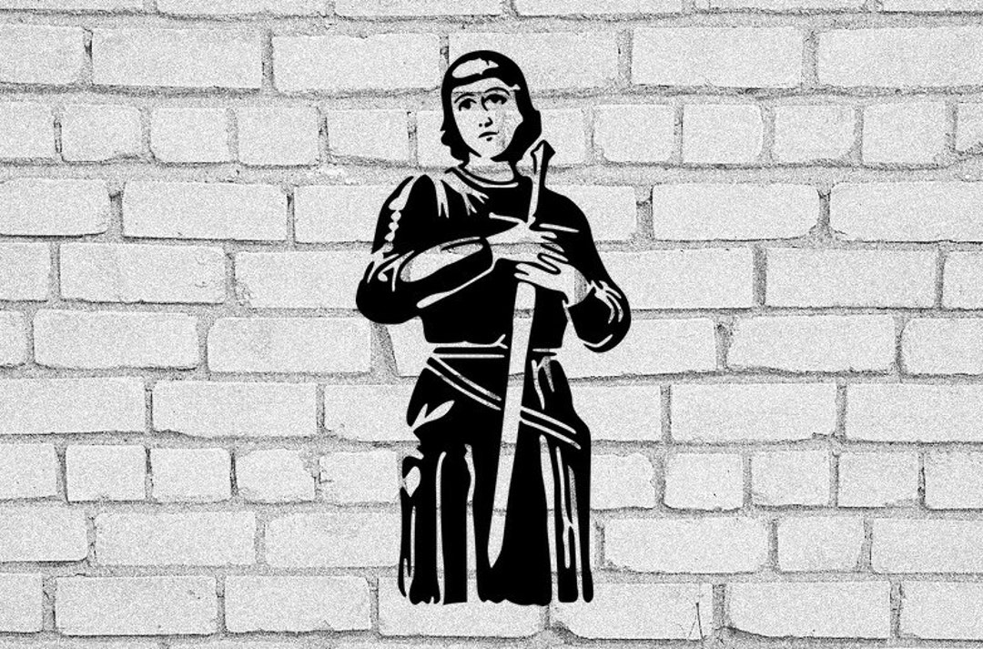Joan of Arc SVG: T-shirt Design, Cricut Cut File (digital Download) - Etsy
