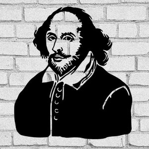 William Shakespeare SVG | William Shakespeare Clip Art | Shakespear ...