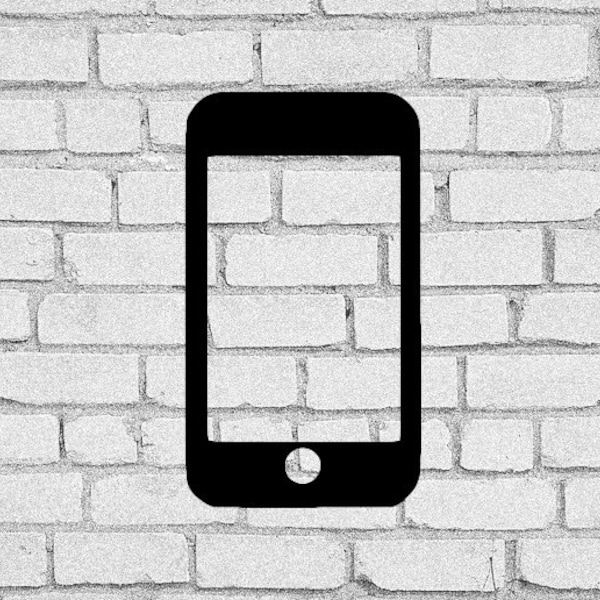 Mobile Phone Stencil - Etsy