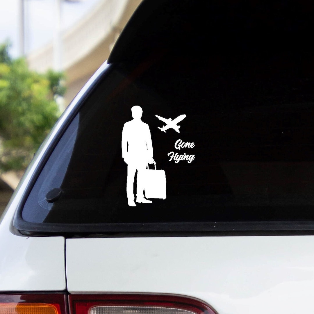 Male Flight Attendant Decal Sticker - Etsy Australia