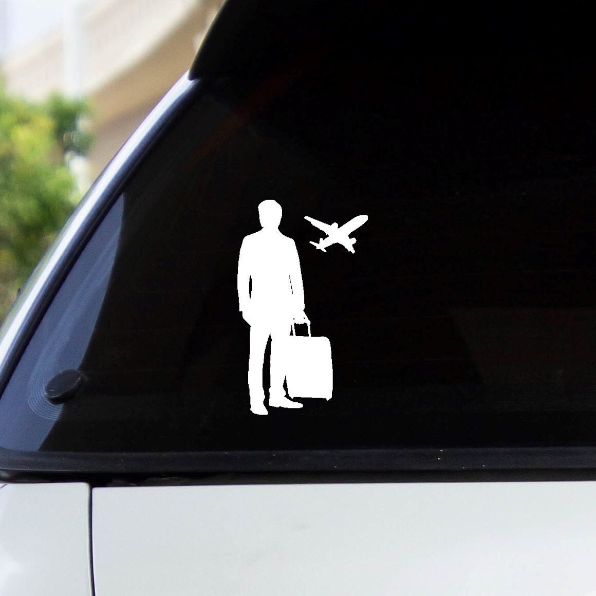 Male Flight Attendant Decal Sticker - Etsy