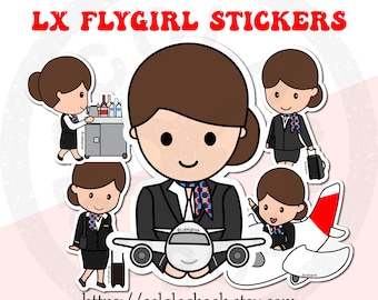 Flight Attendant Galley Cart Sticker Gift Someflystuff - Etsy