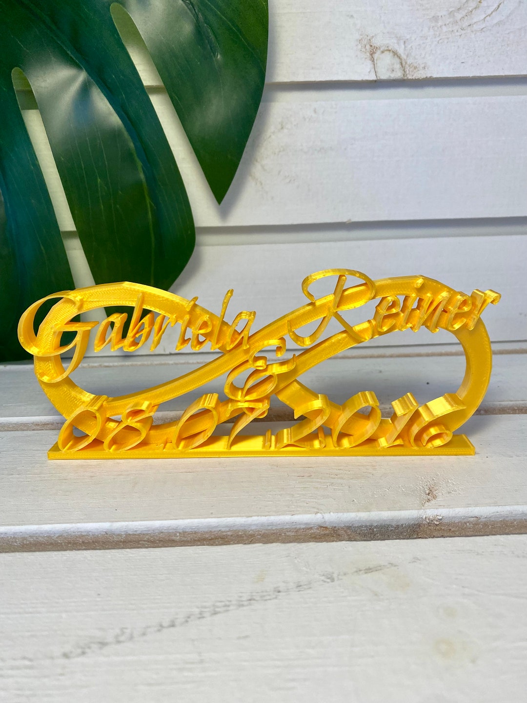 Personalized Infinity Sign Wedding Gift, With the Name of the Bride ...