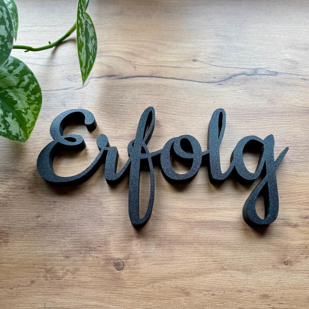 Personalized Lettering, Individual / Creative Signs as Hanger or Stand ...