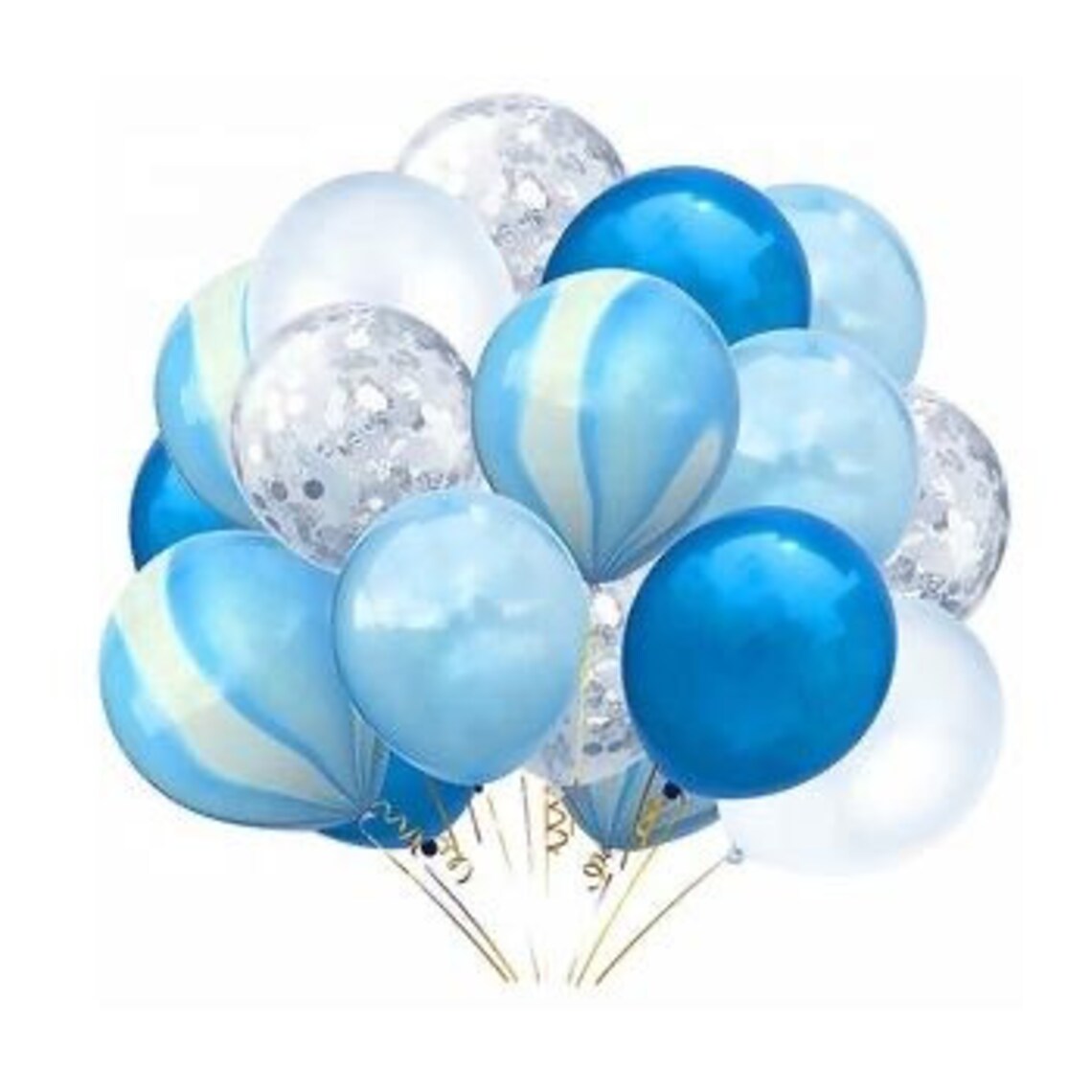 Blue Marble Balloon Bouquet - Etsy
