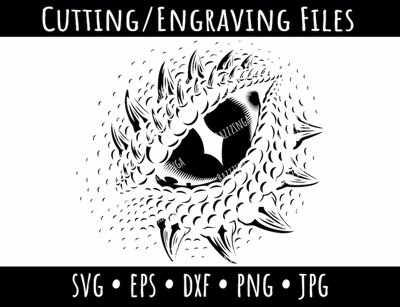 Smaug Dragon Eye Vector Hobit Bilbo Baggins Tlotr Frodo - Etsy