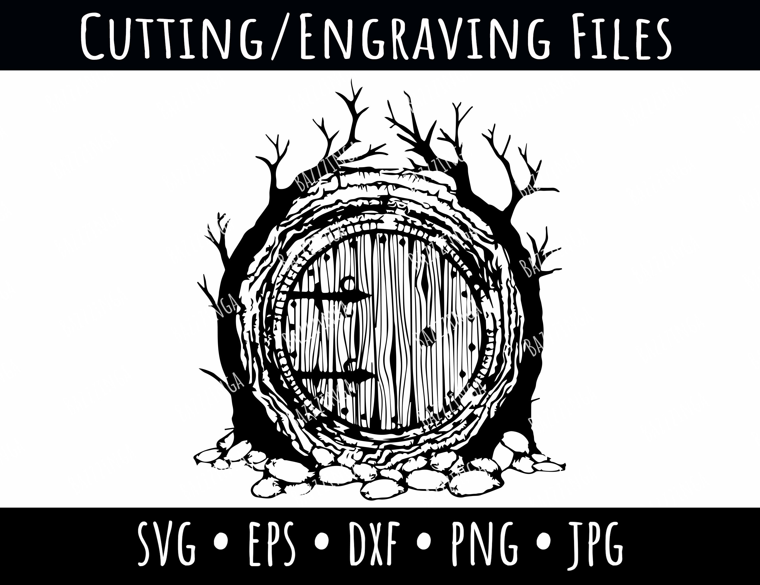 Hobbit Hole Vector Tlotr Frodo Gandalf Design SVG One Ring - Etsy