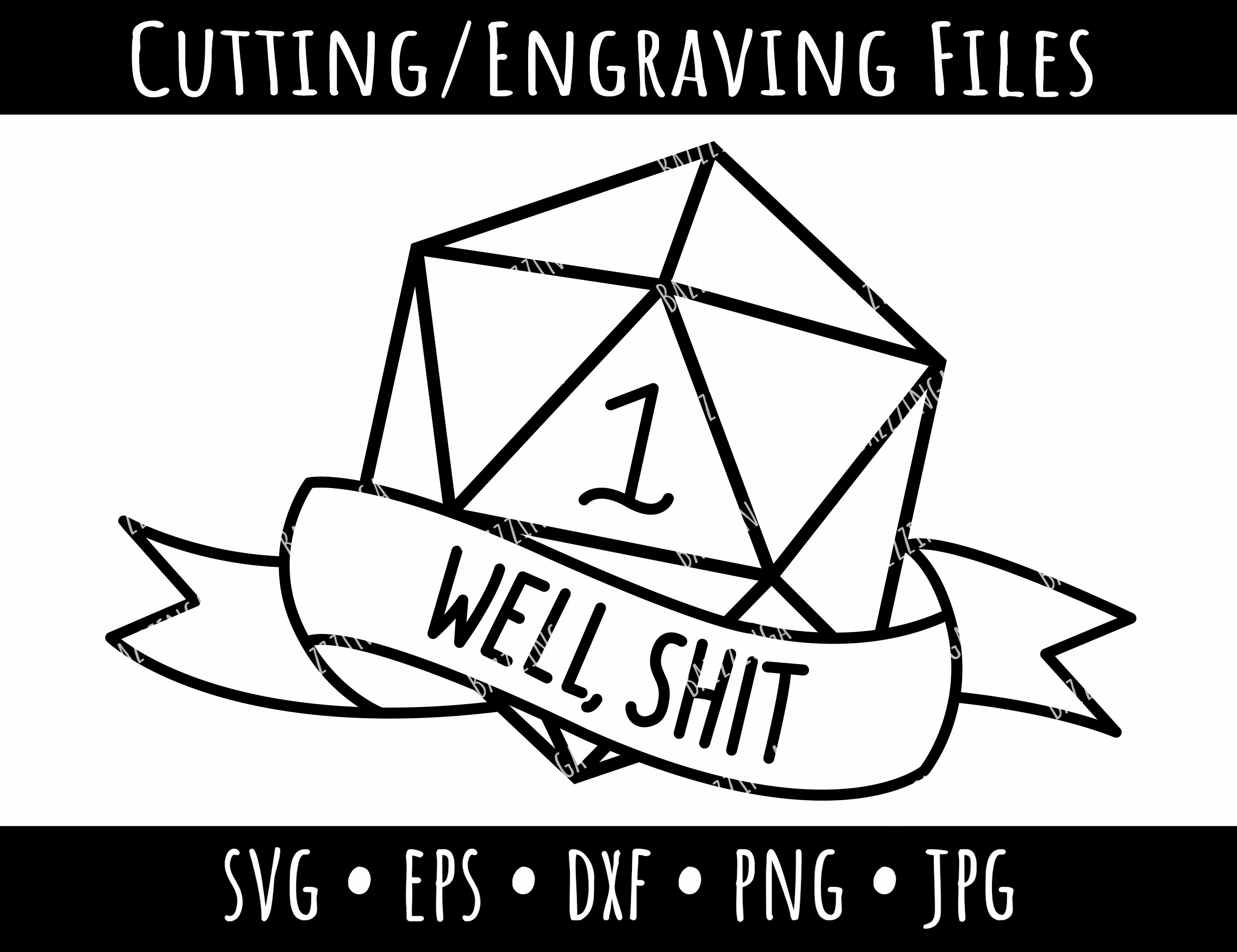 Well Shit Logo Dungeons and Dragons Vector Dungeon Master - Etsy