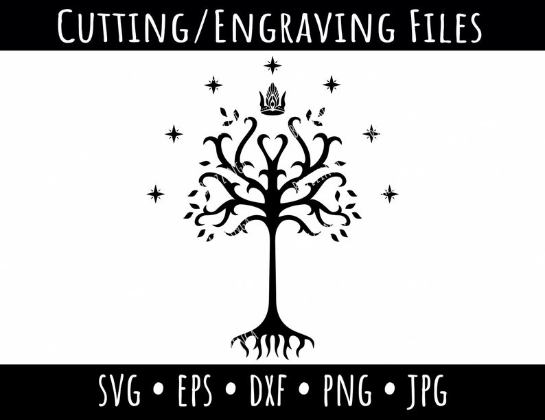 Flag of Gondor Vector Tlotr Frodo Gandalf Design SVG One - Etsy