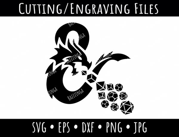 Dnd Logo, Dungeons & Dragons Vector, Dungeon Master Dice Design, Dnd ...