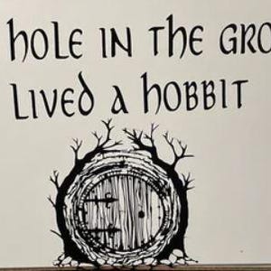 Hobbit Hole Vector, Tlotr Frodo Gandalf Design SVG, One Ring Clip Art ...