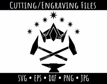 Digital Art & Collectibles LOTR Aragorn Frodo Gandalf Design SVG dxf ...