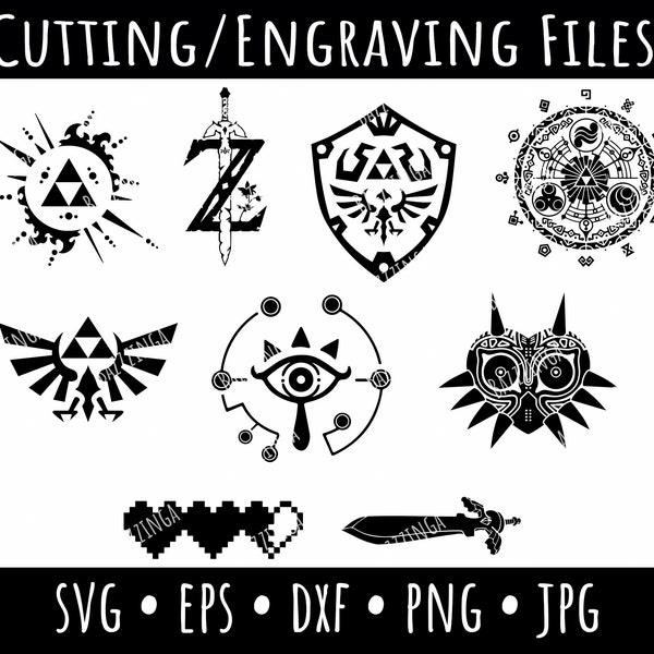 Legend of Zelda Svg - Etsy