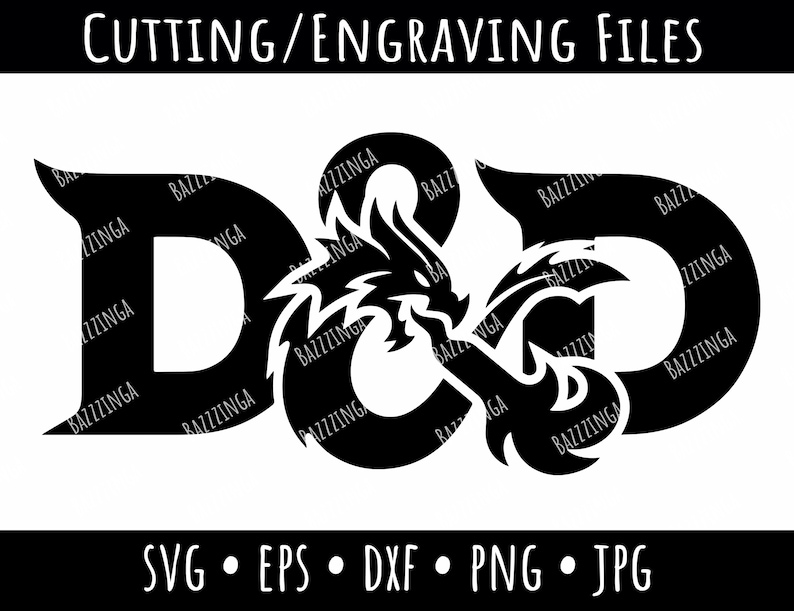 Dnd Logo, Dungeons & Dragons Vector, Dungeon Master Dice Design, Dnd ...