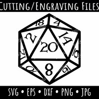 RPG Magic Circle BUNDLE, D20 Svg, RPG Arcane Circle, Polyhedral Dice ...