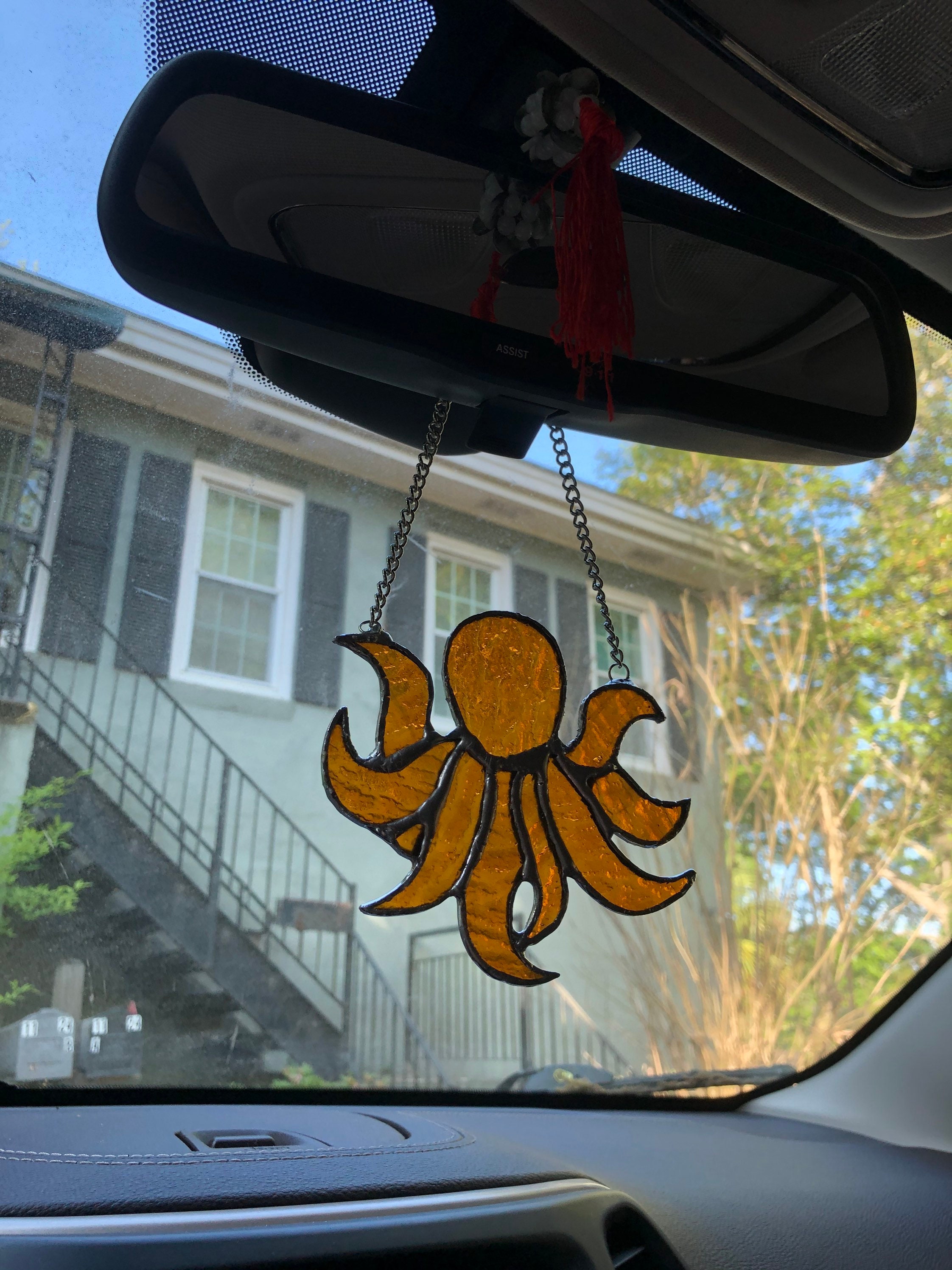 Octopus - Stained Glass Suncatcher - Etsy