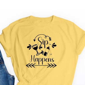 Wine Sip Happens Sign Instant Download for Cricut Cameo Silhouette SVG ...