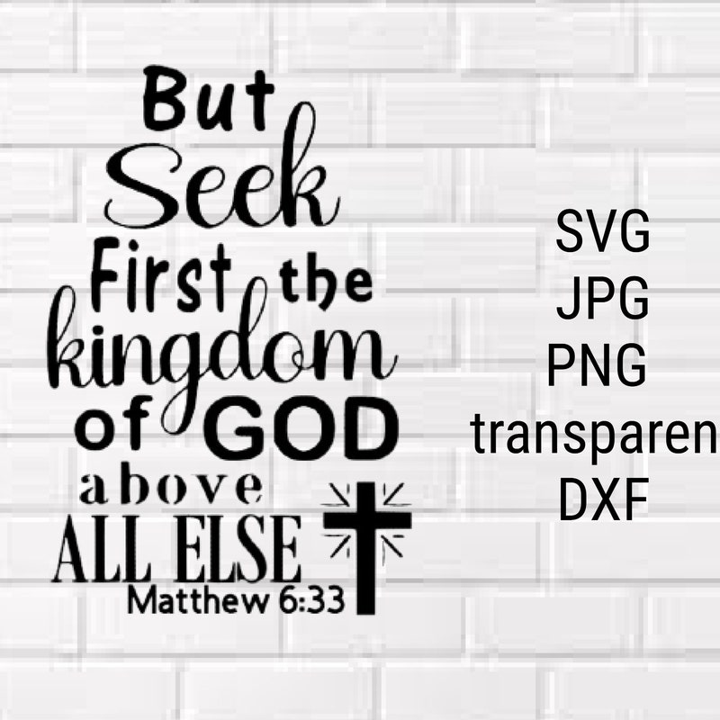 Matthew 6 33 - Etsy