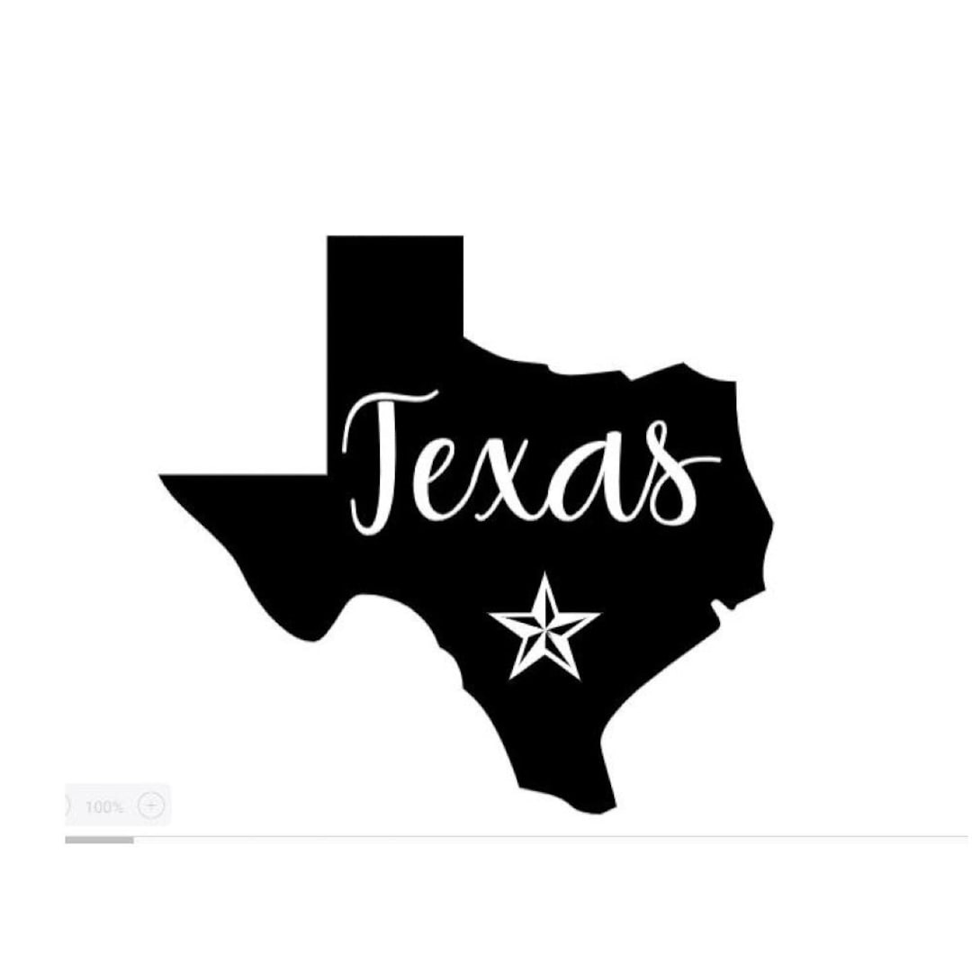 State of Texas Star Sign Instant Download Includes Cricut, Cameo ...
