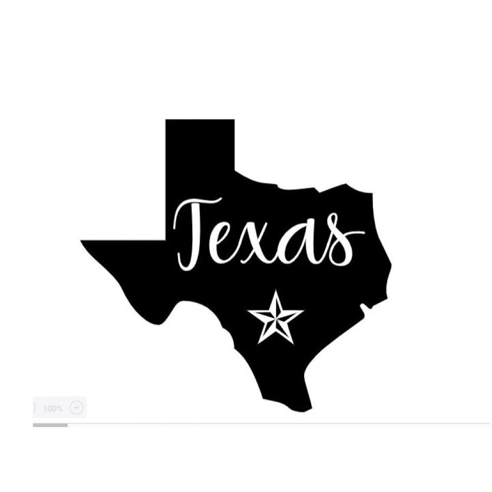 State of Texas Star Sign Instant Download Includes Cricut | Etsy