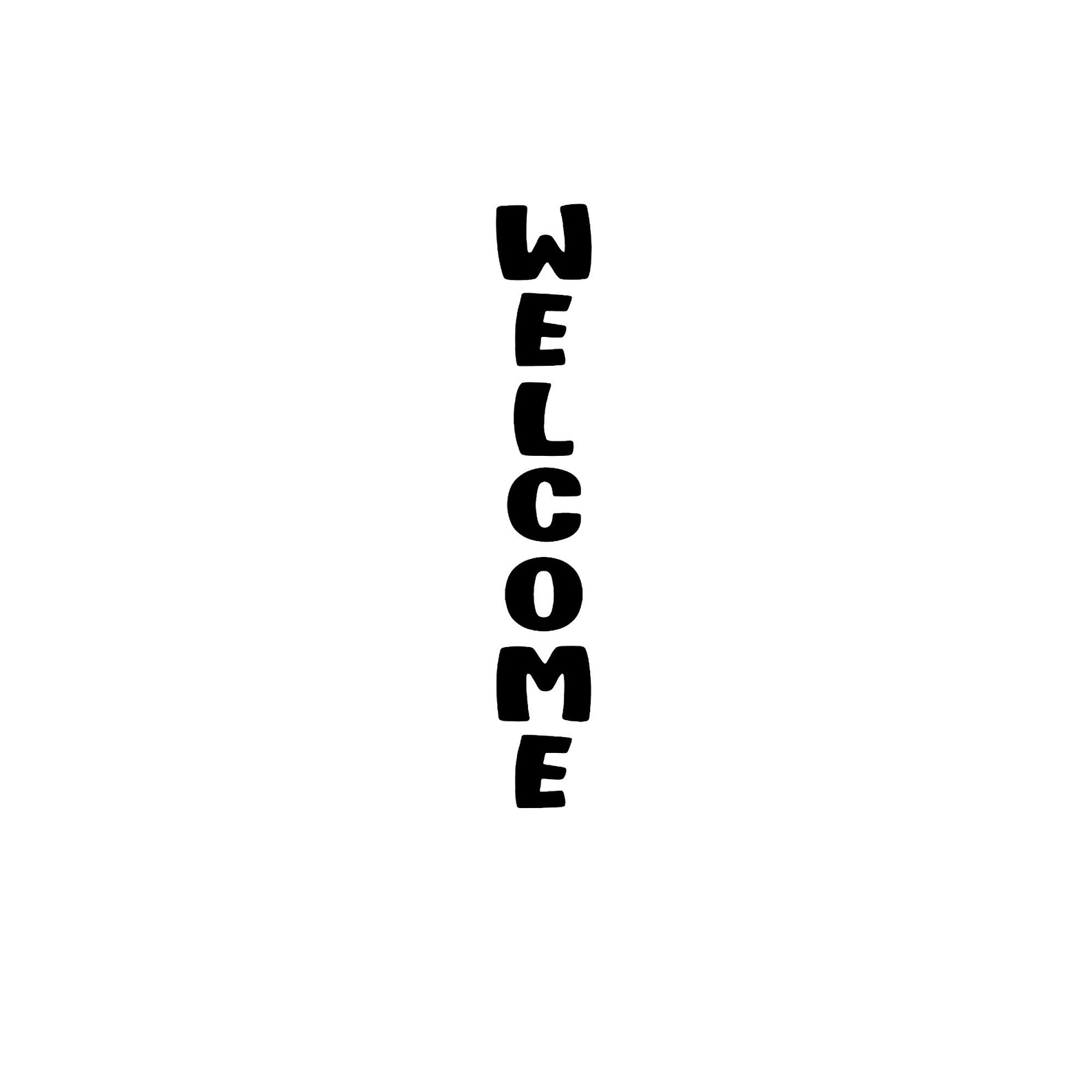 Vertical Welcome Sign Instant Download Includes Cricut, Cameo ...
