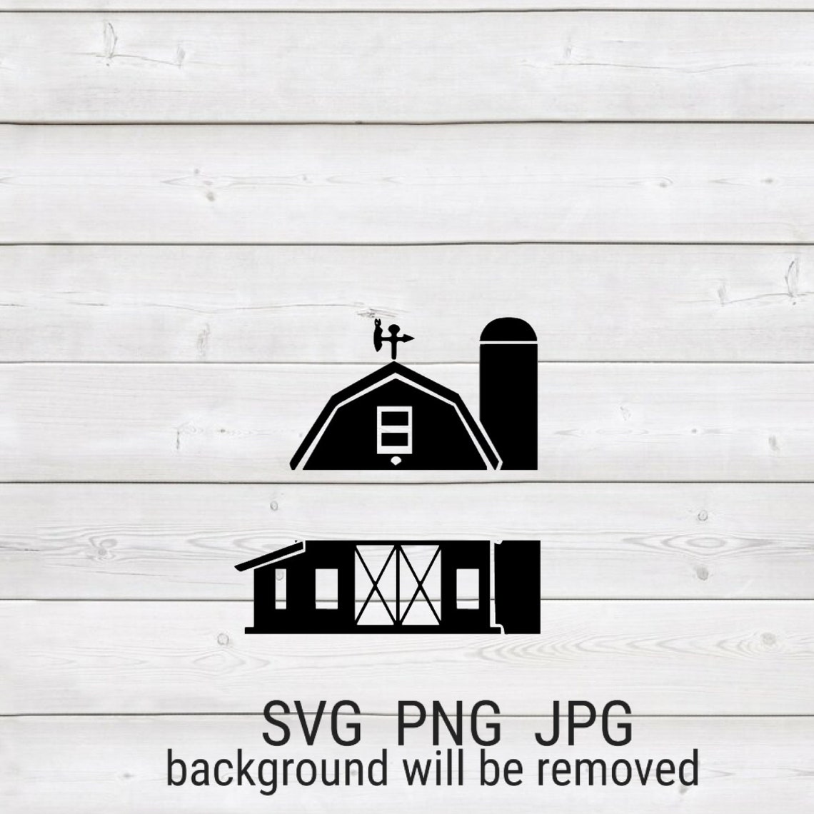 Barn Monogram Farm Sign Silhouette Instant Download Cricut SVG - Etsy