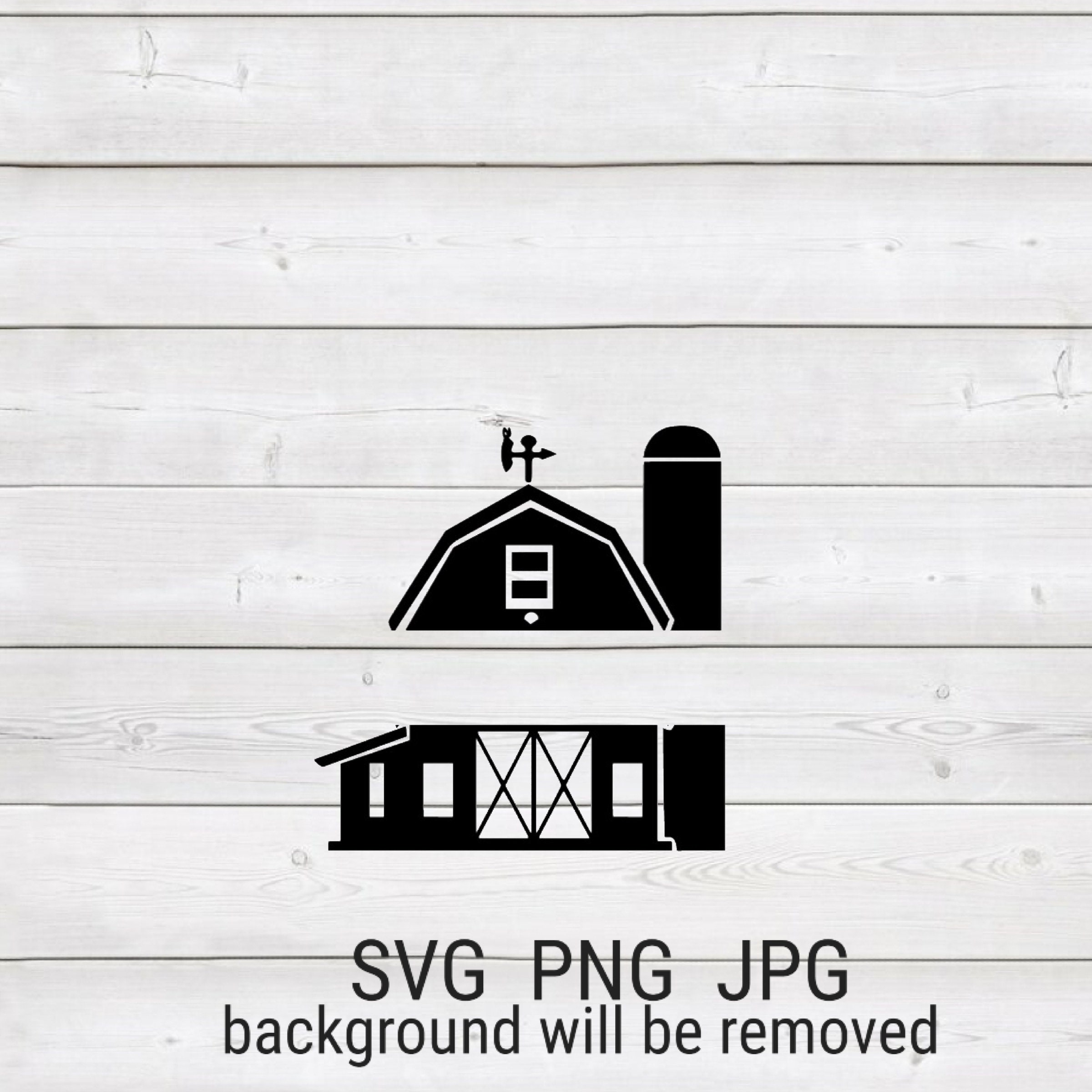Barn Monogram Farm Sign Silhouette Instant Download Cricut SVG Cut File ...
