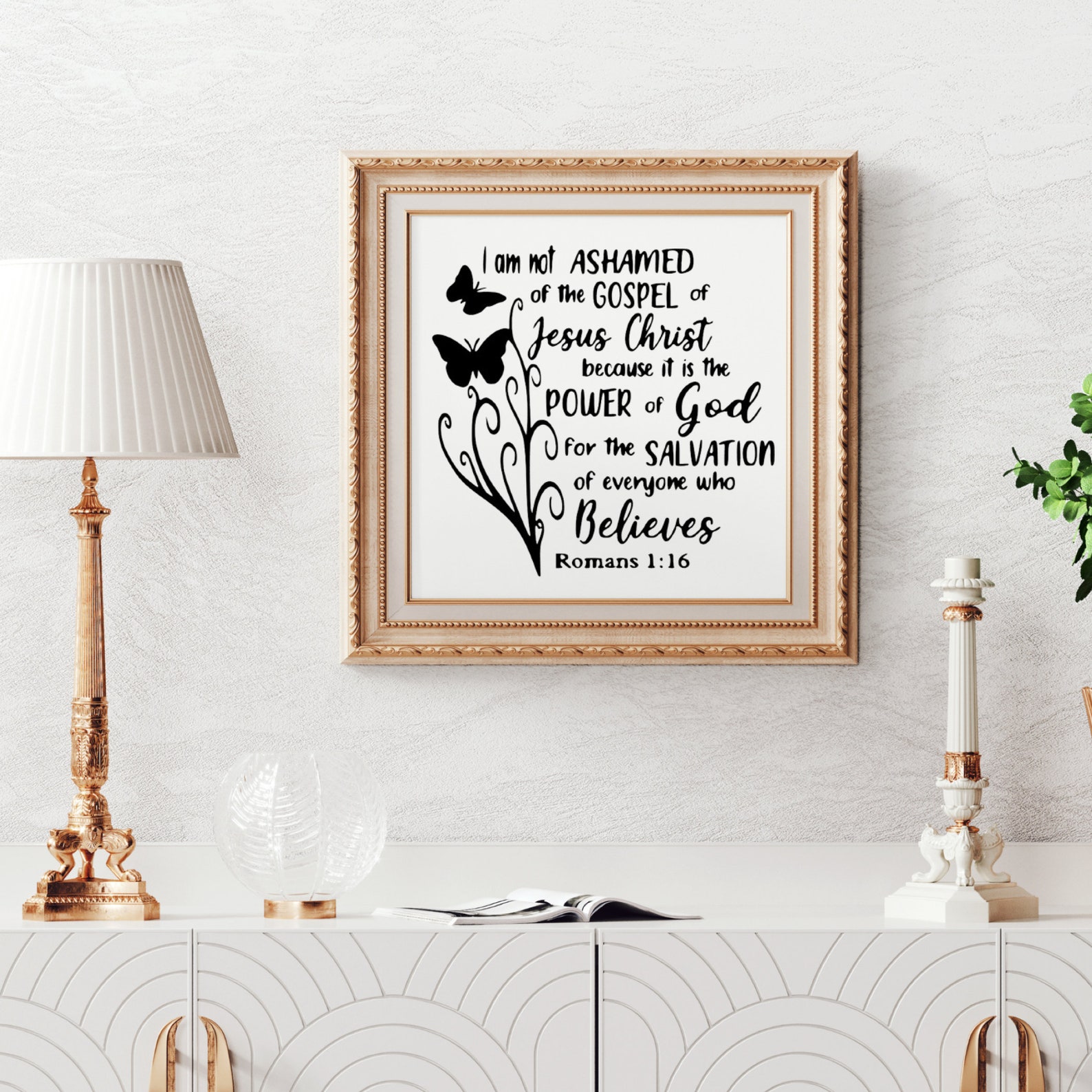 Romans 1:16 Christian Sign Instant Download Cricut SVG Cut File JPG ...
