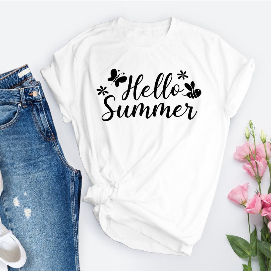 Hello Summer Sign Silhouette Instant Download SVG Cut File JPG ...