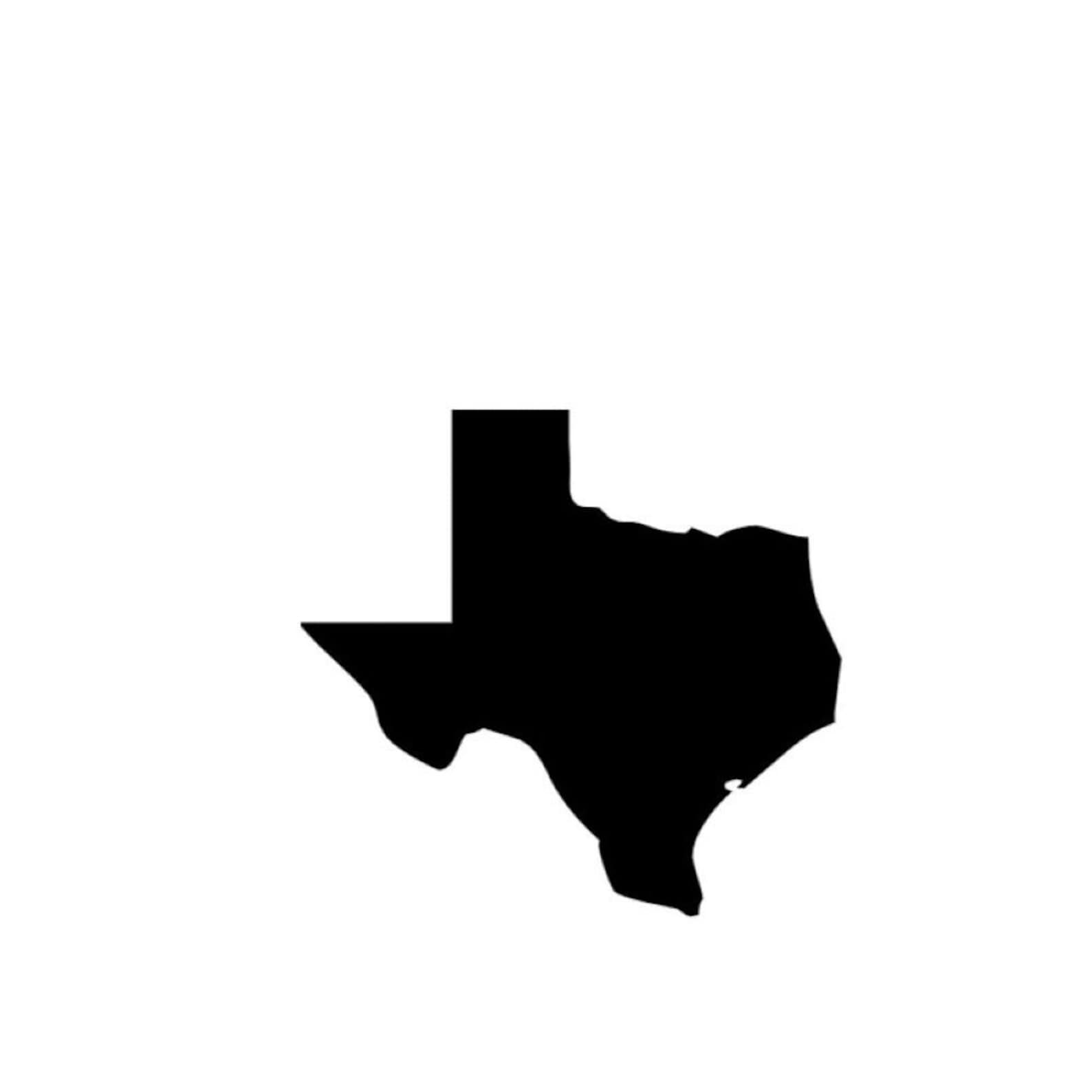 State of Texas Silhouette Instant Download SVG Cut File, JPG Printable ...