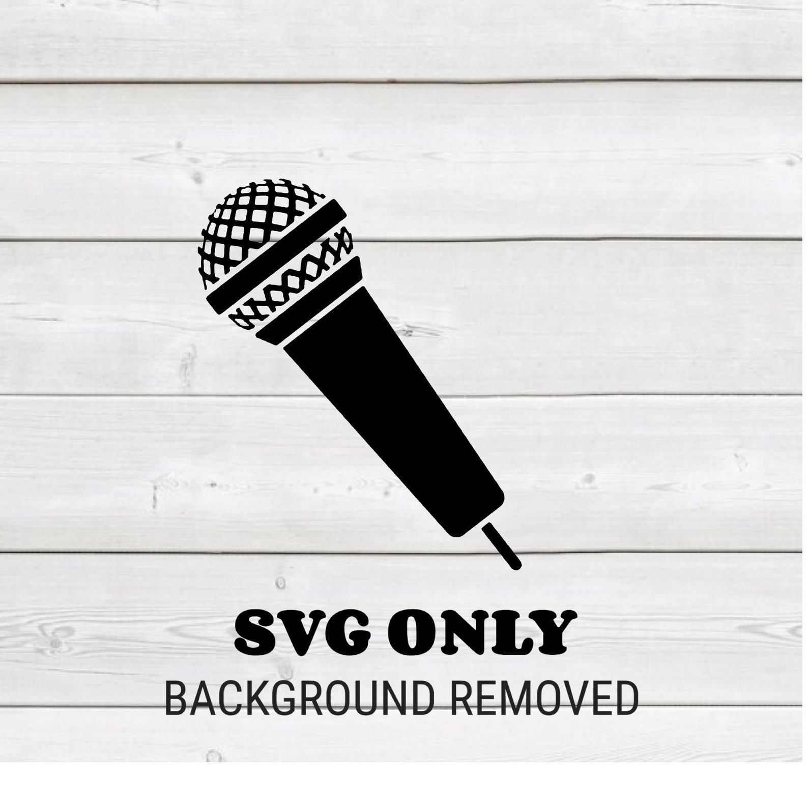 Microphone SVG Instant Download File Microphone Cutfile SVG - Etsy