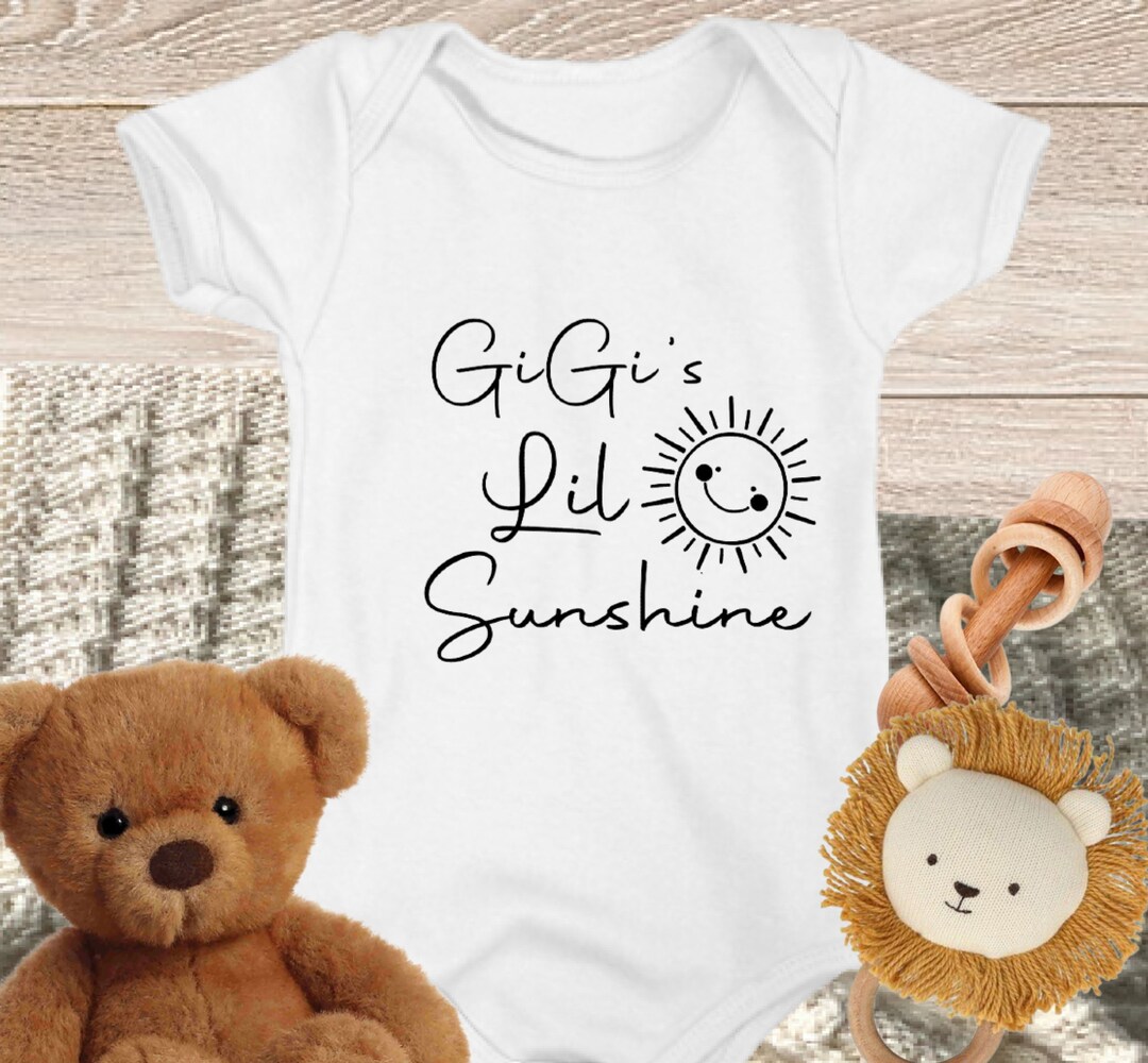 Gigi's Lil Sunshine Baby Infant Boy Girl One Piece Sign Instant ...