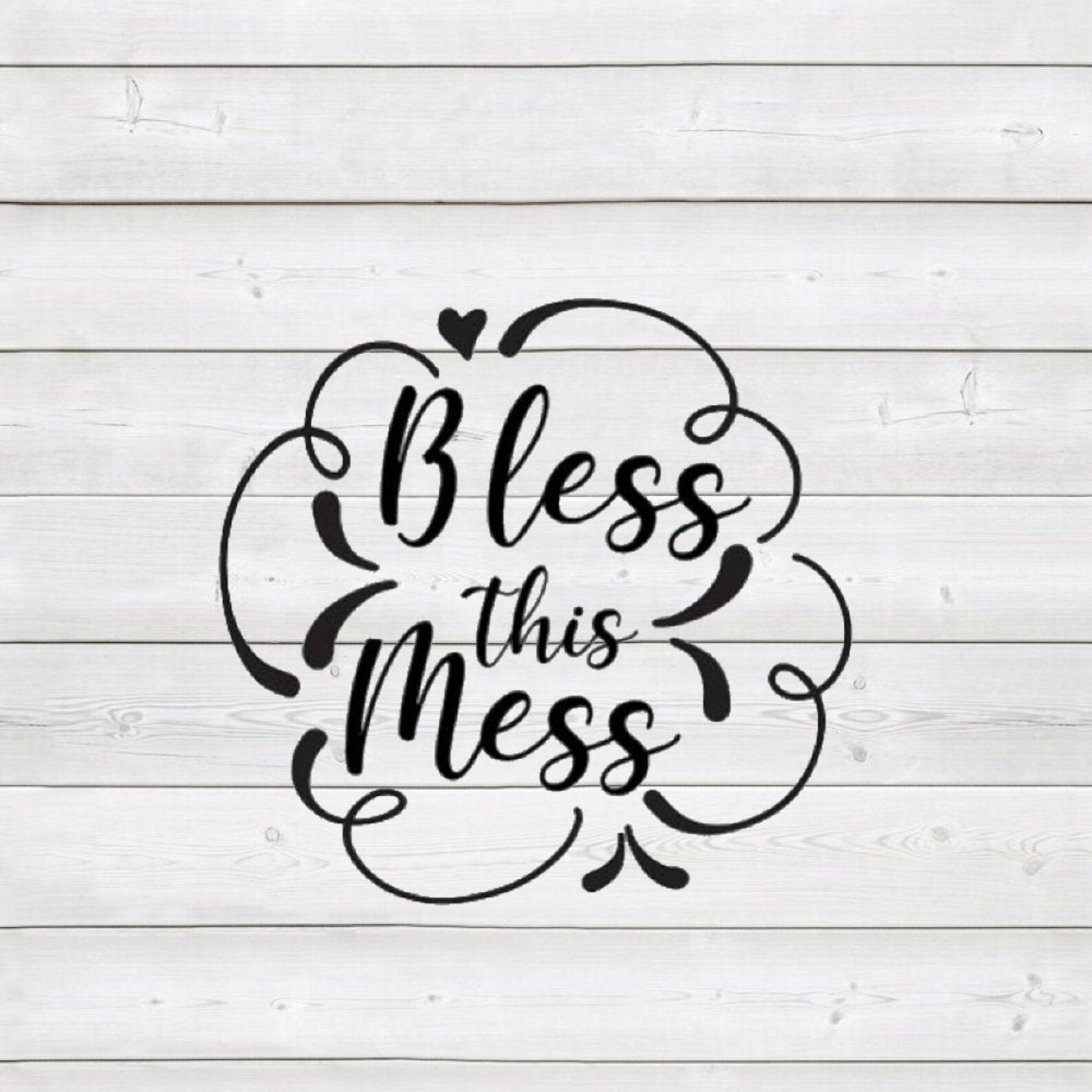 Bless This Mess Sign Instant Download for Cricut Silhouette | Etsy