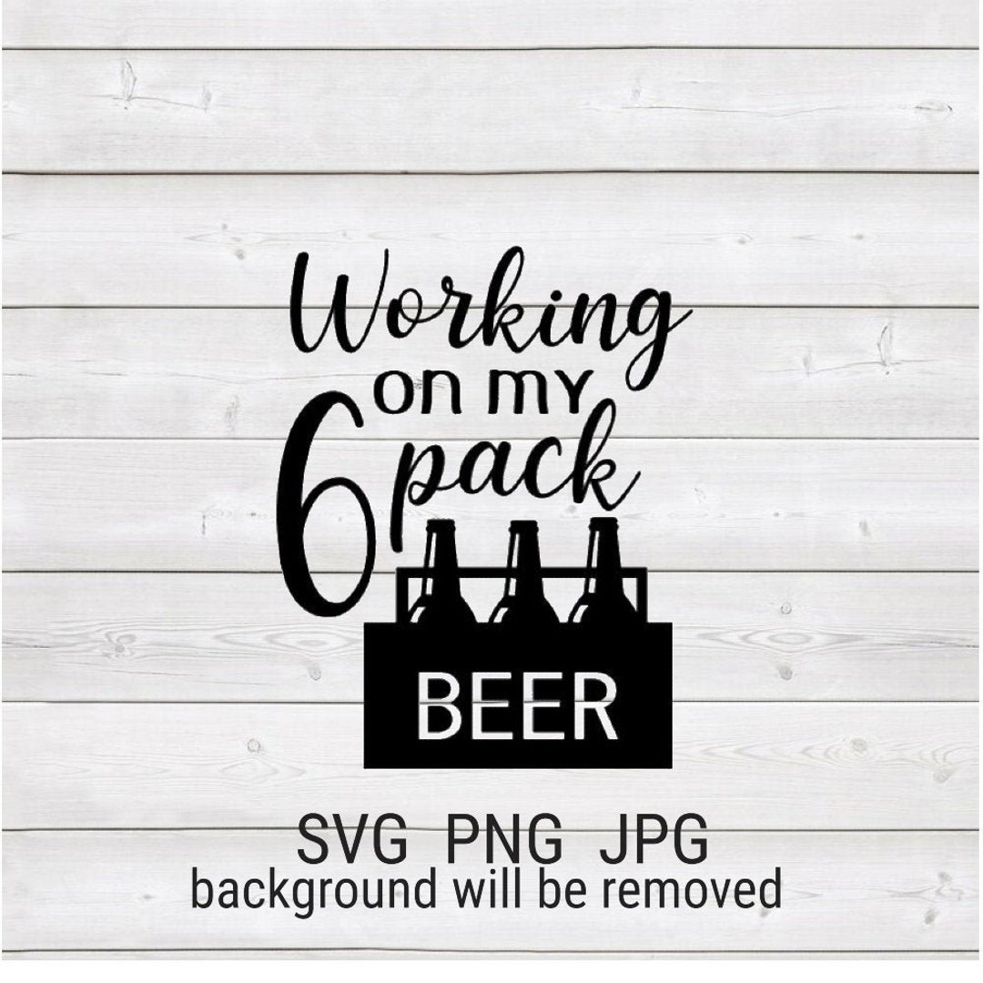 Six Pack Of Beer Silhouette