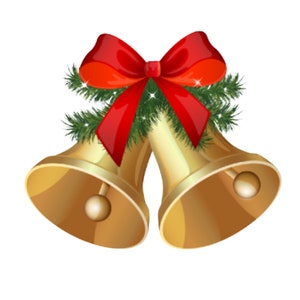 Festive Christmas Bells Image High Quality Instant Digital Download ...