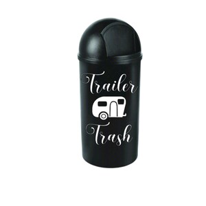 Digital Trailer Trash Camper Garbage Can Sign Decal Instant Download ...
