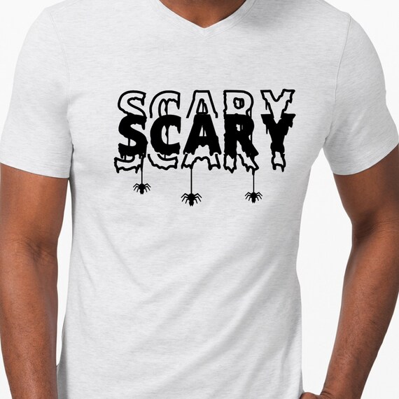 Scary Halloween Sign Silhouette Instant Download SVG Cut File - Etsy