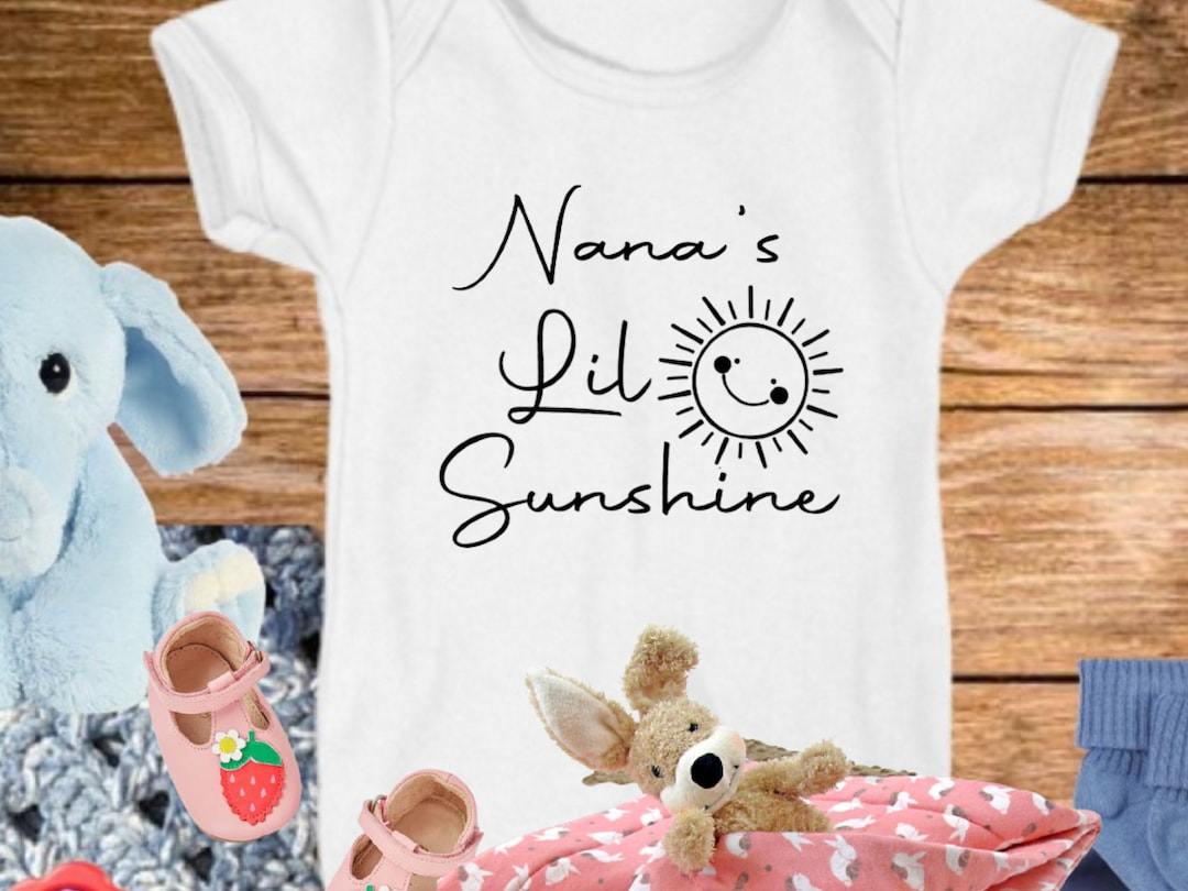 Nana's Lil Sunshine Baby Infant Boy Girl One Piece Sign Instant ...