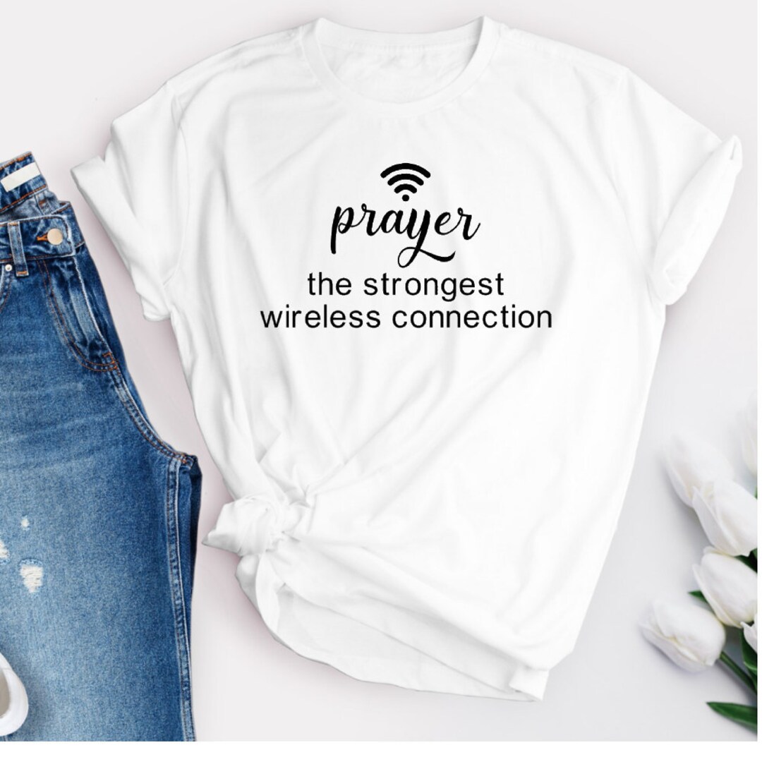 Prayer Strongest Wireless Connection Religious Christian Sign Download ...