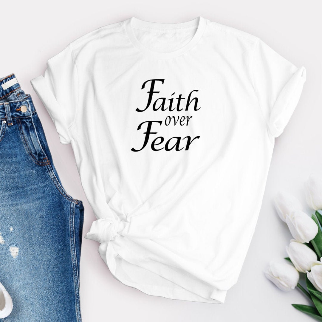 Inspirational Faith Over Fear Sign Instant Digital File for Cricut ...