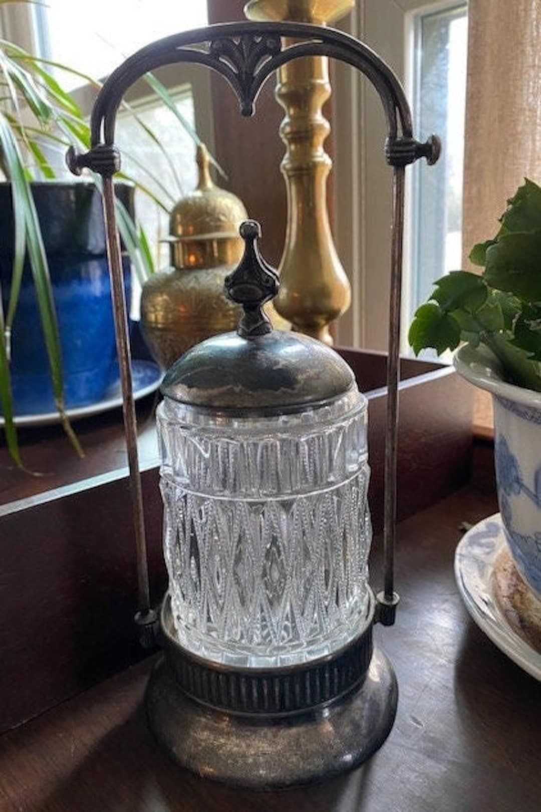 Vintage Victorian Style Silver Plated Pickle Castor/cruet - Etsy