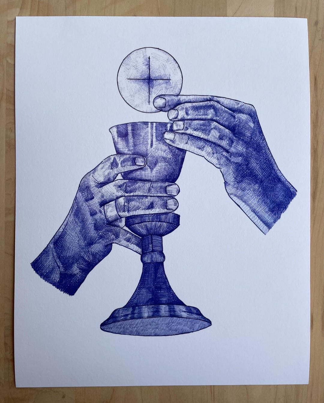 Holy Communion, Eucharist, Catholic Art, Christian Art, Religious Art ...