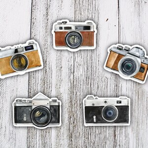 Vintage Camera Sticker Bundle Weatherproof Sticker Bundle Photography ...